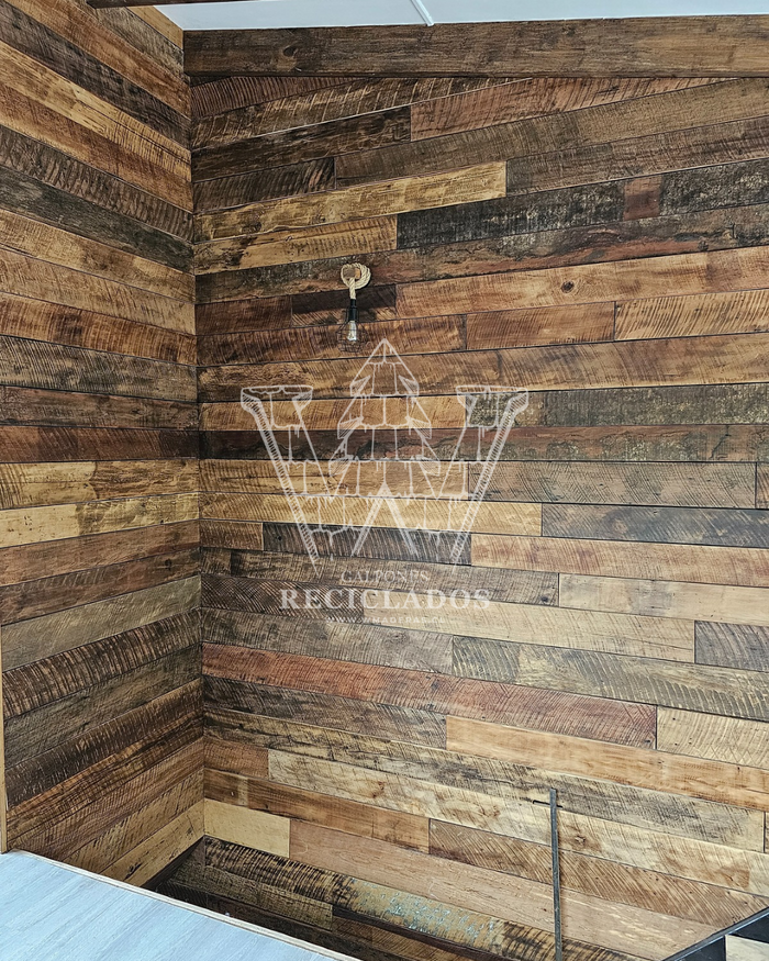 Revestimiento Rústico Natural - Madera Nativa Reciclada
