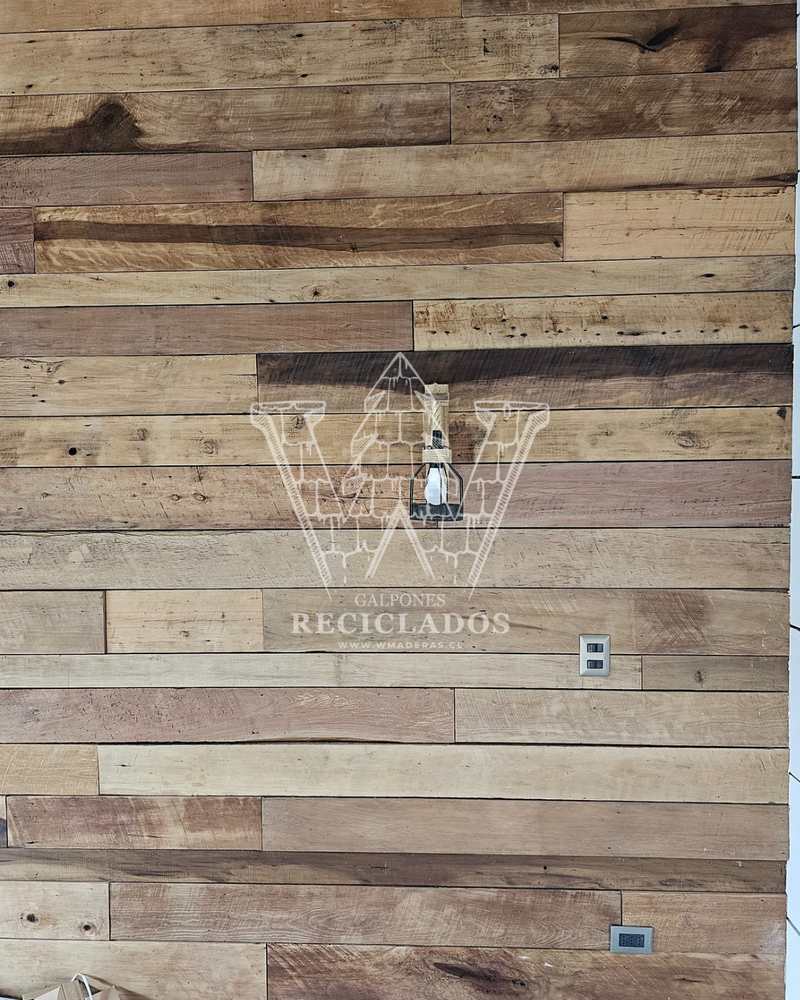 Revestimiento Rústico Natural - Madera Nativa Reciclada